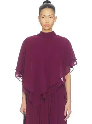 LINE & DOT Line & Dot Amorette Cape Style Top In Purple.