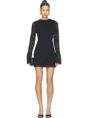 LINE & DOT Line & Dot X Revolve Rena Mini Dress In Black.