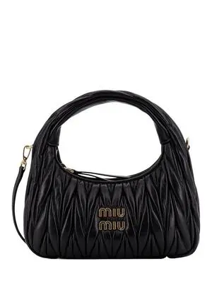 MIU MIU Wander Quilted Leather Crossbody Bag
