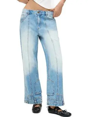 DESIGUAL Wide Leg Jeans