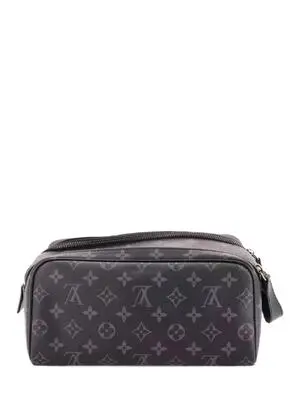LOUIS VUITTON Dopp Kit Toiletry Monogram Eclipse Canvas Pouch
