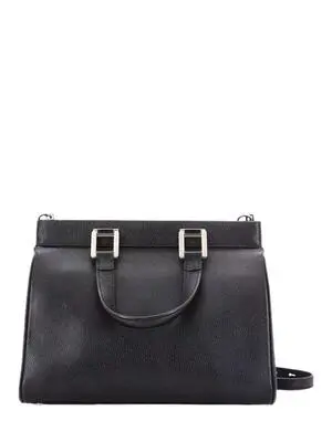 GUCCI Zumi Top Handle Bag Leather Small Satchel