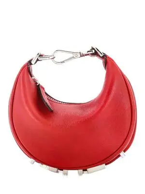 FENDI Fendigraphy Bag Leather Nano Hobo Bag