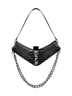 PCFG Boomerang Shoulder Bag - Black