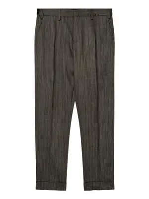 DRIES VAN NOTEN Dress Trousers With Cuffed Hems
