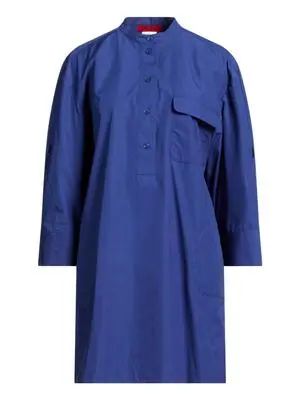 MAX & CO. Stand Collar Utility Shirt Dress