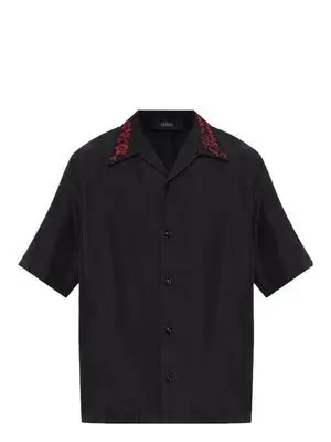 AMIRI Amiri Embroidered Collar Short-Sleeve Shirt