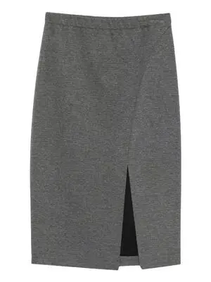 LIVIANA CONTI Front-slit Pencil Midi Skirt