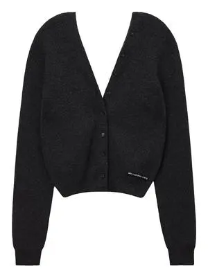 Alexander Wang Continuous Placket Cardigan Red