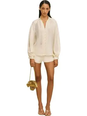 CULT GAIA PEARL SHORT - OFF WHITE - OFF WHITE / 2