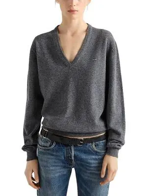 Prada Wool Sweater Grey