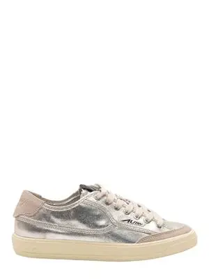 AUTRY WINDSCAPE Autry Windscape Windscape Low Laminated Canvas & Suede Sneakers