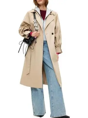 DESIGUAL Removable Trench Coat