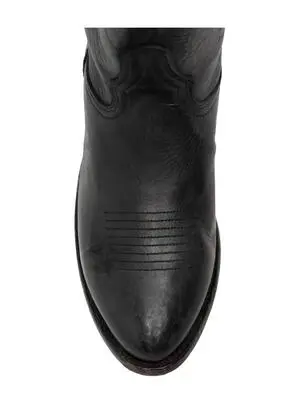 MEXICANA Embroidered Leather Cowboy Boots