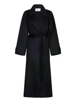 KAOS Belted Long-sleeve Wrap Coat