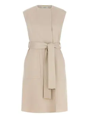 AGNONA Belted Cashmere Vest