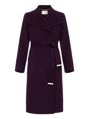 PHASE EIGHT Nicci Belted-waist Wool-blend Coat 12