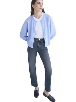 Everlane High-rise Cigarette Jean - Light Vintage Indigo