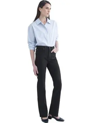 Everlane High-rise Slim Bootcut Jean - Black