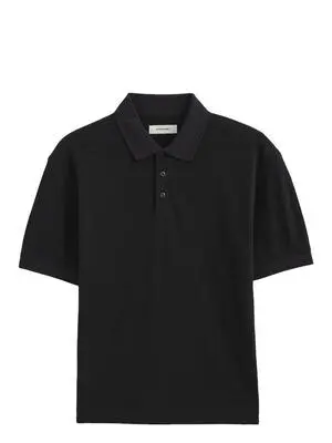 Everlane Classic Piqué Polo - Black