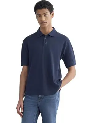 Everlane Classic Piqué Polo Navy