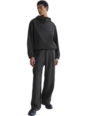 Everlane Luxe Fleece Pleated Sweatpant - Black