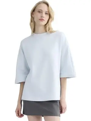 Everlane Lightweight Terry Oversized T-Shirt Skywriting