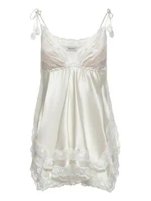 Magda Butrym Lace Embellished Camisole - White