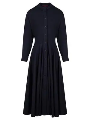 MARTIN GRANT Ful-Circle Midi Dress With Kimono Sleeves