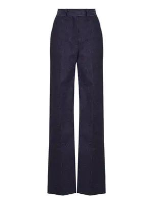 MARTIN GRANT Cotton-Blend Wide-Leg Pants