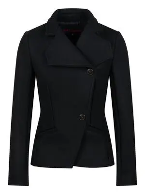 Martin Grant Fitted Wool-blend Jacket - Black