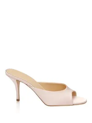 Magda Butrym Satin Stiletto Mules - Pink