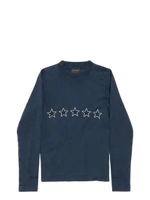 Balenciaga Top Rating Fitted Top - Blue