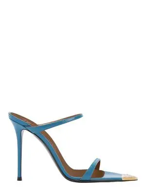 GIUSEPPE ZANOTTI Intriigo Jewelry 105 Mules - Blue