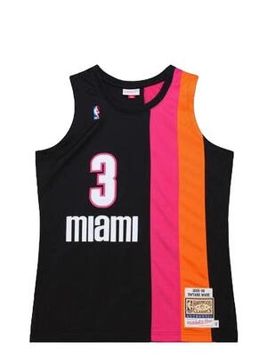 Mitchell & Ness Dwyane Wade Miami Heat 2005-06 Hardwood Classics Authentic Jersey - Black