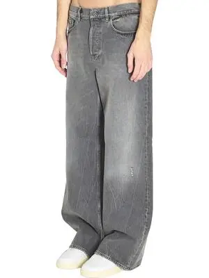 GOLDEN GOOSE Denim Cotton Jeans - Grey
