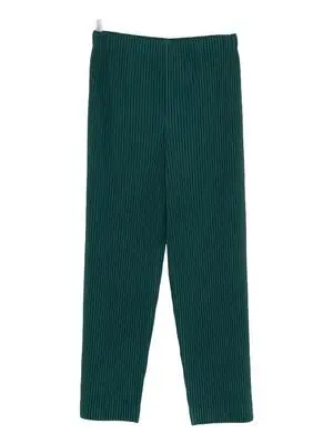 Issey Miyake Pleated Wide-leg Trousers - Blue