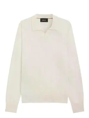 BOSS Waffle-knit Sweater - Neutrals