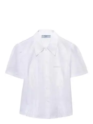 Prada Flared Button Shirt - White