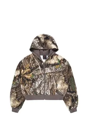 JORDAN Realtree Cropped Hoodie - White