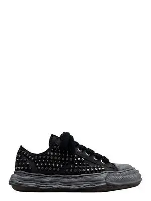 Mihara Yasuhiro Peterson23 Og Sole Studded Canvas Low - Black