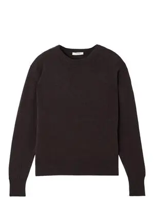 LEMAIRE Wool And Cashmere-blend Sweater - Brown