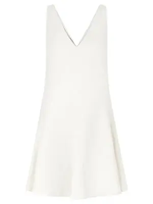 Brunello Cucinelli Twill Mini Dress - Neutrals