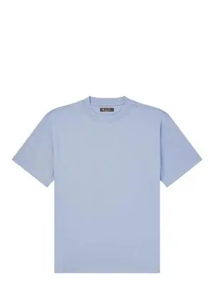 Loro Piana Ray Cotton-jersey T-shirt - Gray