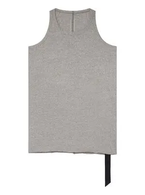 Rick Owens Cotton-blend Jersey Tank - Gray