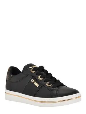 Guess Stew Lace-Up Sneakers Black