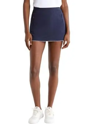 G/fore Mid-rise Tulip Hem Piqué Skort - Twilight