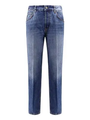 PT TORINO Reggae Cotton Tapered Jeans - Blue