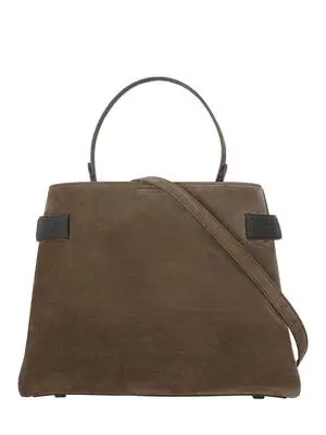 Brunello Cucinelli Suede Crossbody Bag - Brown