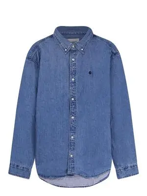 Carhartt Work In Progress Lucas Cotton Shirt - Blue